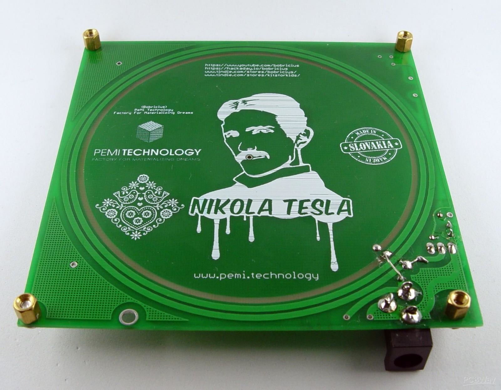 Easy Open Tesla coil on PCB - Share Project - PCBWay