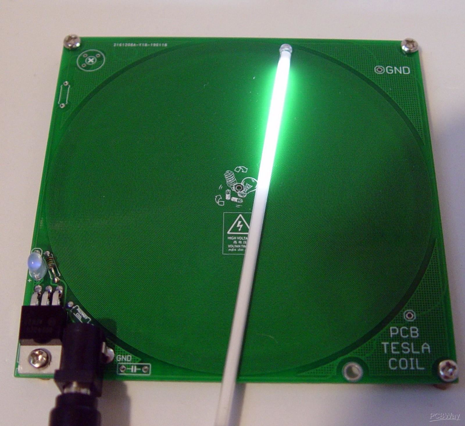 Easy Open Tesla coil on PCB - Share Project - PCBWay