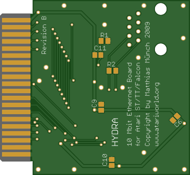 Atari ST/TT/Falcon - Hydra 10 Mbit Network Card - Share Project - PCBWay