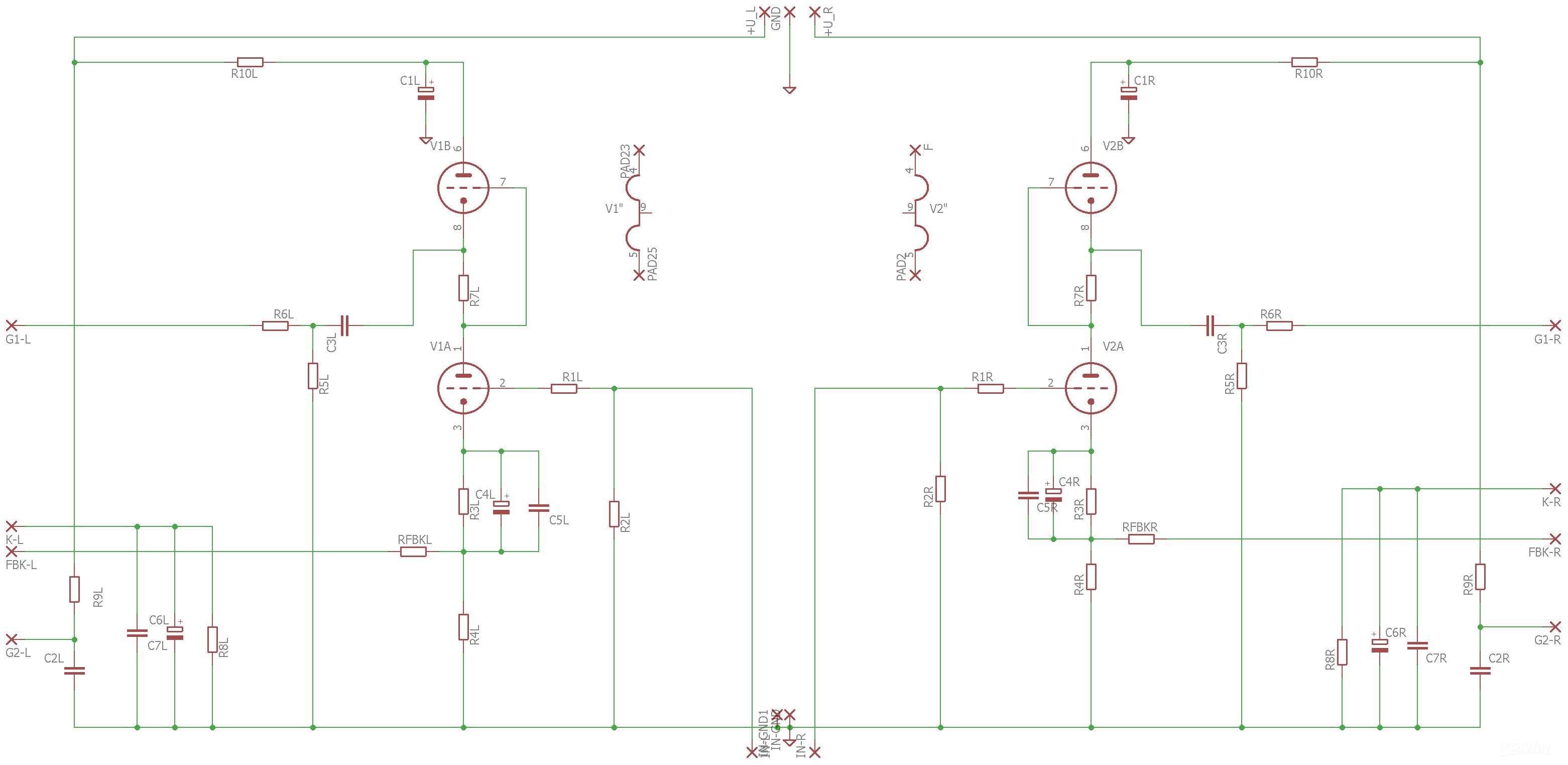 SRPP tube stage 6N2P - Share Project - PCBWay