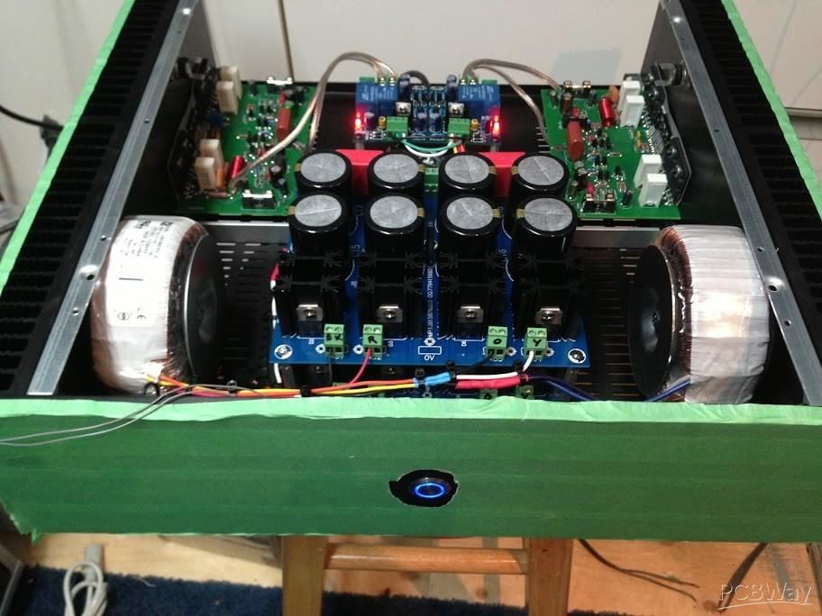 SYMEF Amplifier 220 Watts into 4 Ohms THD 0.002% 101.6mm * 85.7mm ...