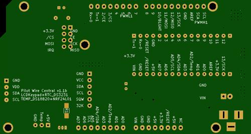 General purpose board using Arduino MEGA PCB template, with Arduino ...