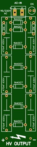 1850V Cockroft Walton Voltage Multiplier / Bug Zapper Circuit - Share ...