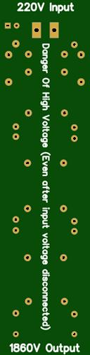 1850V Cockroft Walton Voltage Multiplier / Bug Zapper Circuit - Share ...