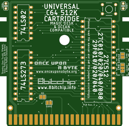 C64 Magic Desk 1024k Cartridge - Share Project - PCBWay