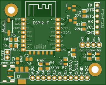 ESP8266 12F dev Board - Share Project - PCBWay