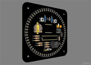Rotating LED electronic clock - Share Project - PCBWay