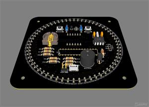 Rotating LED electronic clock - Share Project - PCBWay