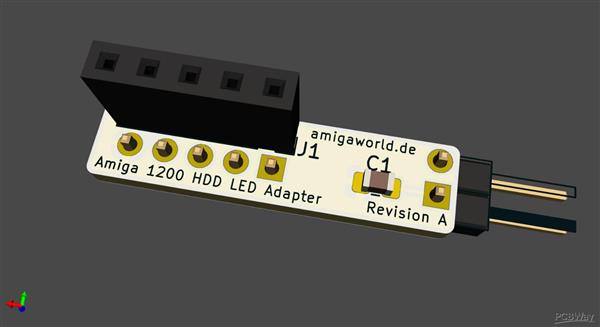 Amiga 1200 HDD LED Adapter - Share Project - PCBWay