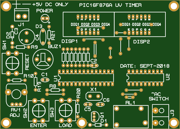 PIC16F876A Digital Clock - Share Project - PCBWay