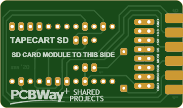 Tapecart SD is an Easy to Use Commodore 64 SD Card Loader. - Share Project - PCBWay