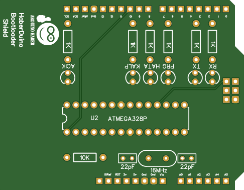 ATmega328 Bootloader Shield - Arduino Haber - Share Project - PCBWay