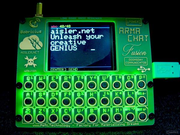 Armachat Doomsday Lora Qwerty Communicator Share Project Pcbway 4426