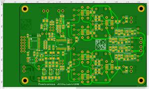 Digital-to-analog Converter made on one of the most popular ad1853 ...