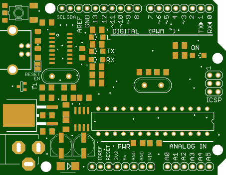 Arduino UNO clone with CH340 - Share Project - PCBWay