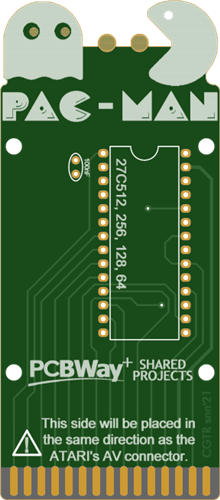 ATARI 800XL PAC-MAN GAME CARTRIDGE PCB - Share Project - PCBWay