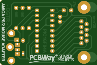 AMIGA PS/2 MOUSE ADAPTER - PIC16F84A - Share Project - PCBWay