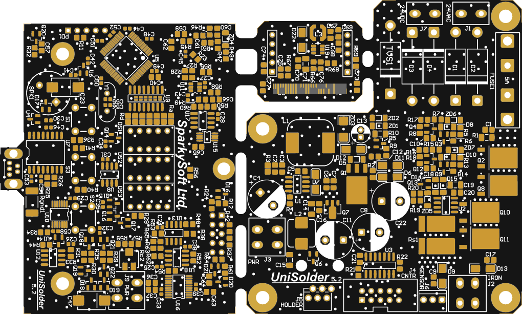 Soldering controller UniSolder 5.2 | Универсальный контроллер мощной ...