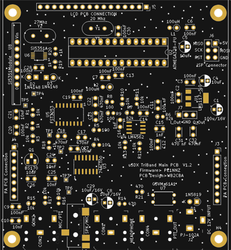 uSDX TriBand – 3 band SDR All Mode QRP Transceiver #1 (MAIN BOARD mandatory) - Share Project ...