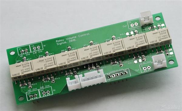 Ctrl-Amp - Relay Volume Control - Share Project - PCBWay