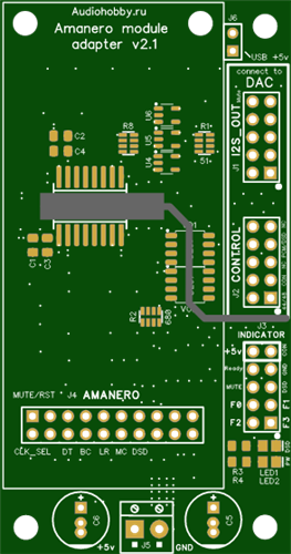 Combo384 (Amanero) - I2S isolator v2.1 (with reclock) - Share Project ...
