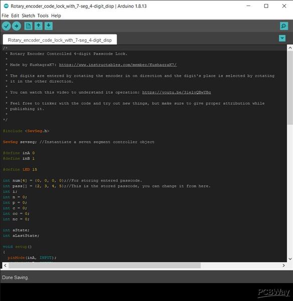 Stepper Motor Controlled 4-digit Passcode Lock with a Raspberry Pi Pico - Share Project - PCBWay