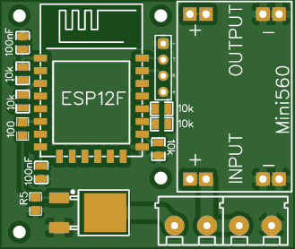 esp12 + mosfet - Share Project - PCBWay