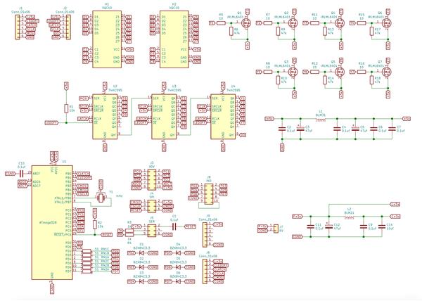 Controller for matrix display on VQC10 - Share Project - PCBWay