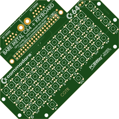 DIY COMMODORE 64 (BMC64 GPIO CONFIG-2 WITH WORKING C64 KEYBOARD) - Share Project - PCBWay