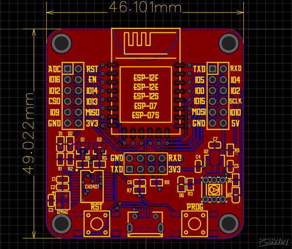 esp8266 burning rack - Share Project - PCBWay