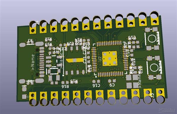 RP2040 Dev Board with SPI flash - Share Project - PCBWay