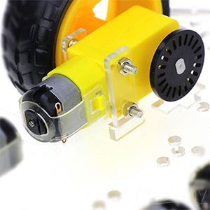 DIY DC 4WD Smart Robot Car Chassis Kit With Magneto Speed Encoder ...