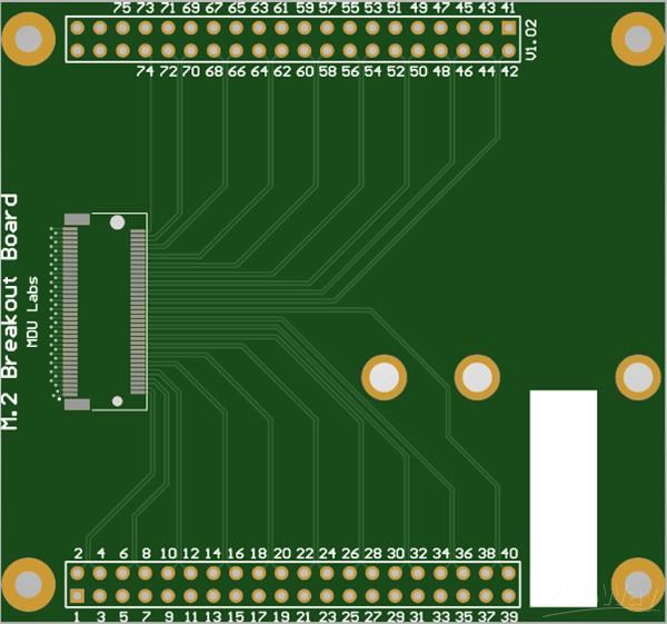 M.2 Breakout Board - Compatible with Quark-N (Quantum) - Share Project ...