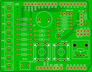 Arduino UNO Education Shield - Share Project - PCBWay