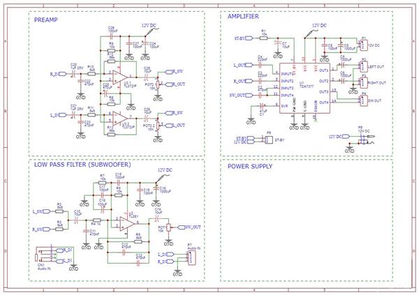 2.1 Amplifier Board with TDA7377 - Share Project - PCBWay