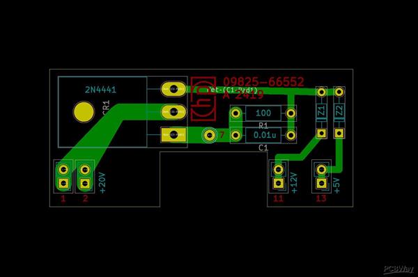 HP 09825-66552 Crowbar Protecton Circuit for the HP 9825 Vintage ...
