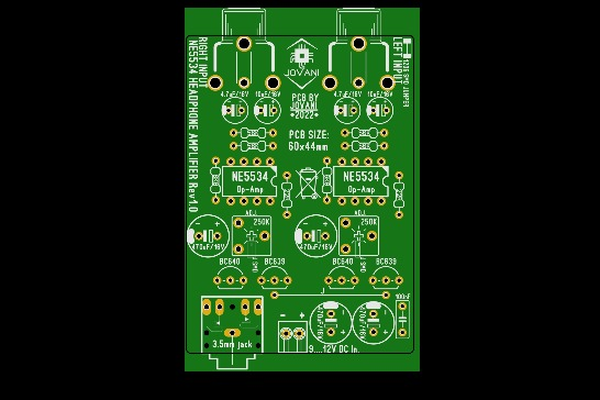 NE5534 Headphones amplifier - Share Project - PCBWay